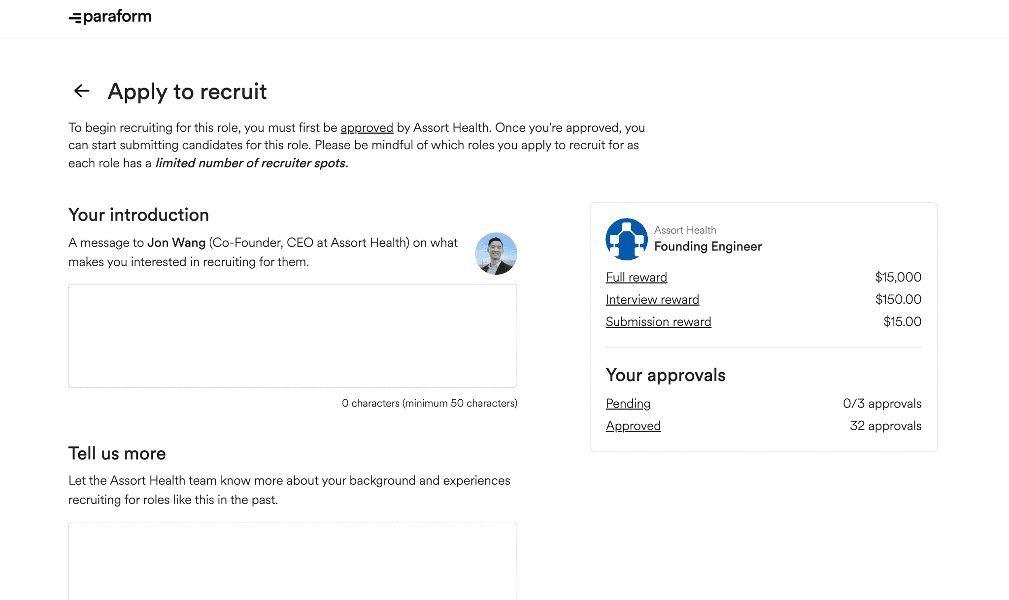 Paraform help articles