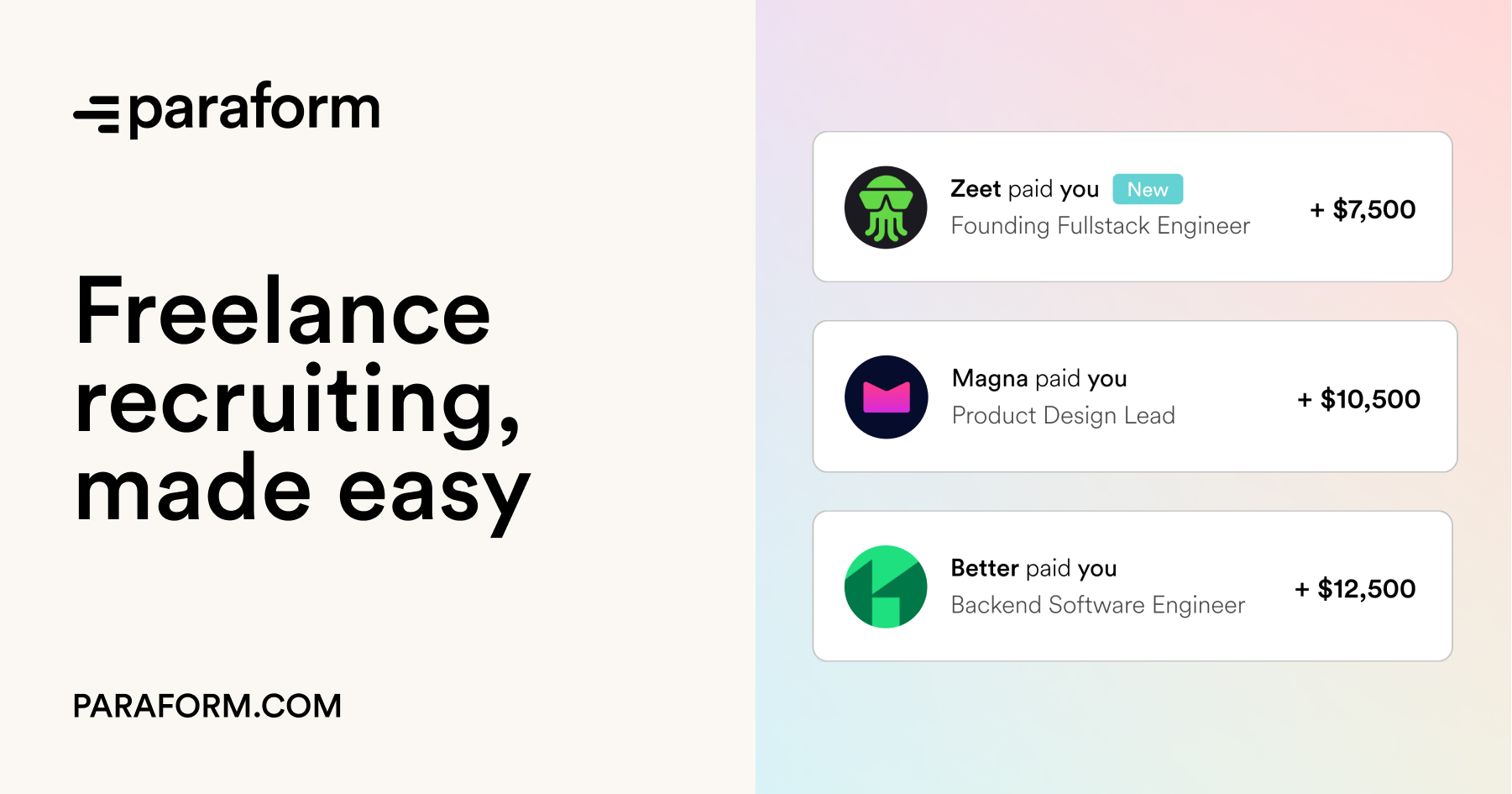 Paraform — Freelance recruiting, made easy